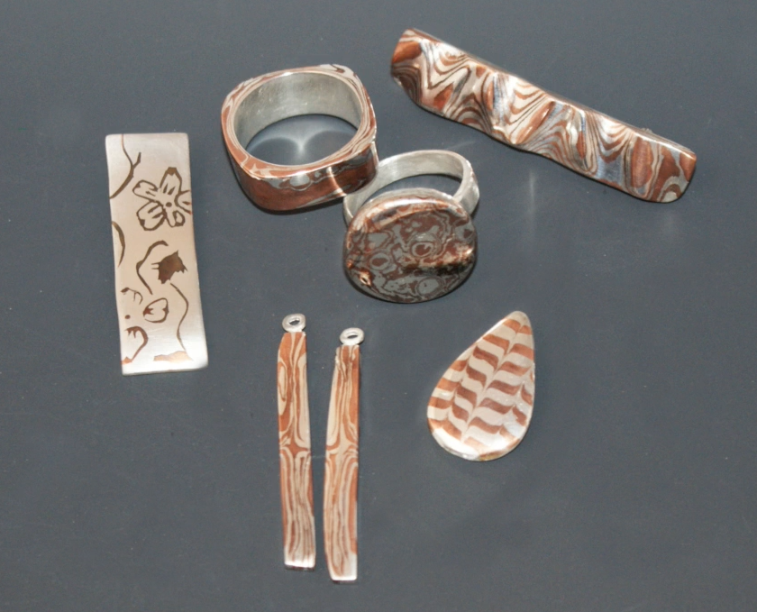 Mixing Silver And Copper Clays: A New Spin On An Ancient Craft Of Mokume Gane